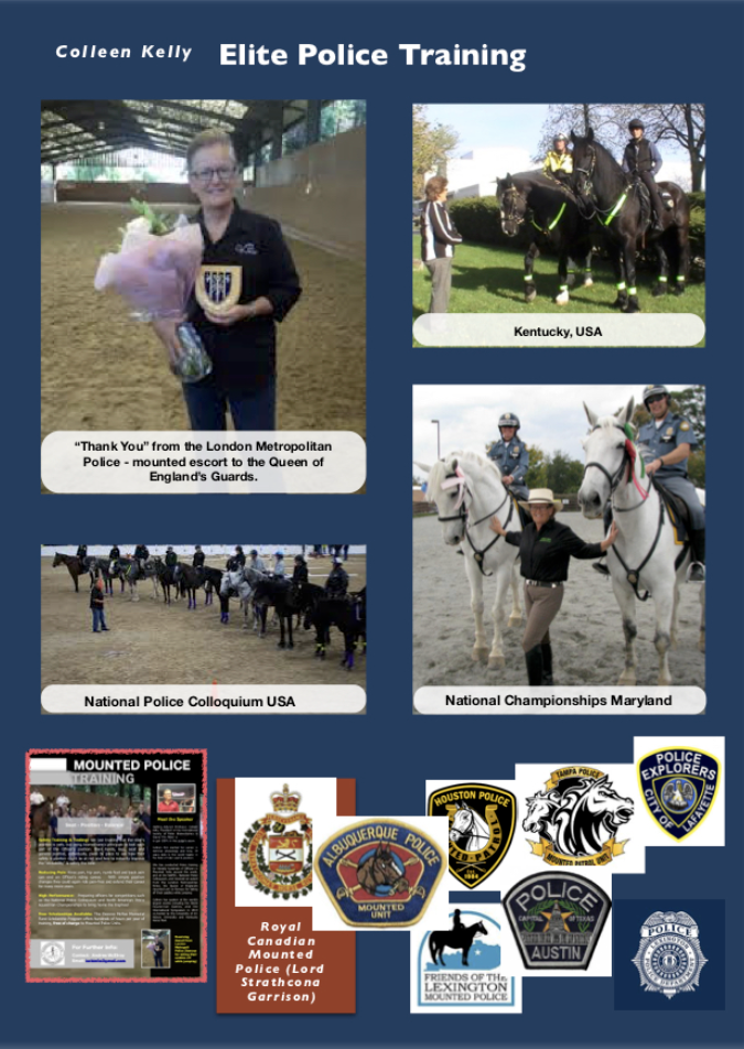 Elite Police Training Colleen B Kelly Rider Biomechanics